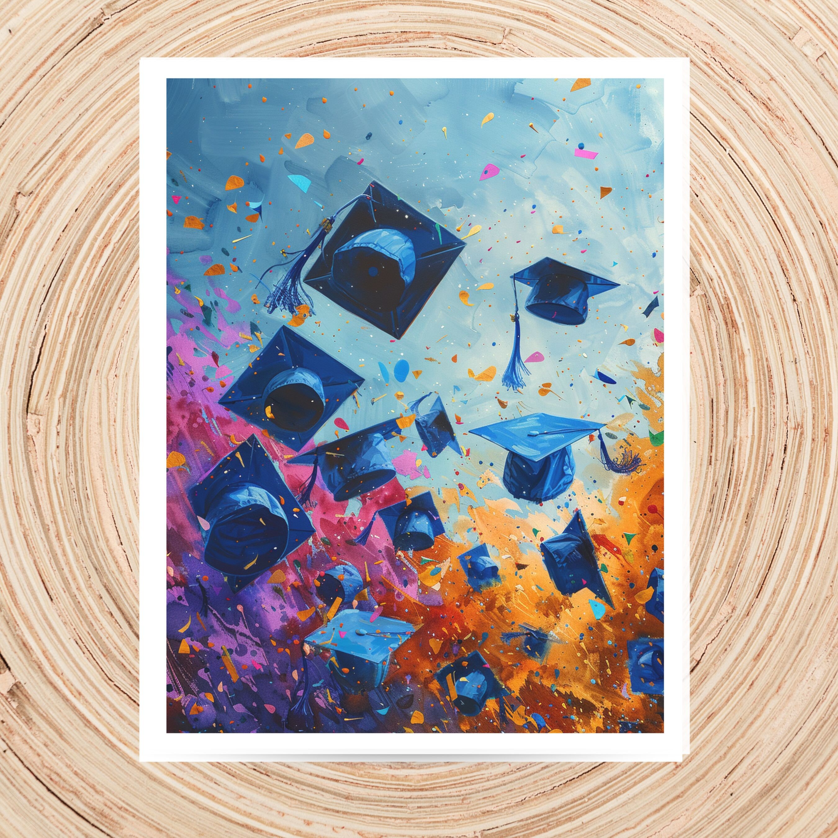 Graduation Card Watercolor Greeting Card From Mom, Dad, Aunt ...