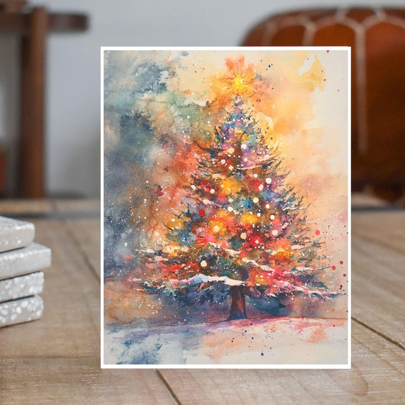 Artistic Holiday Cards - Etsy