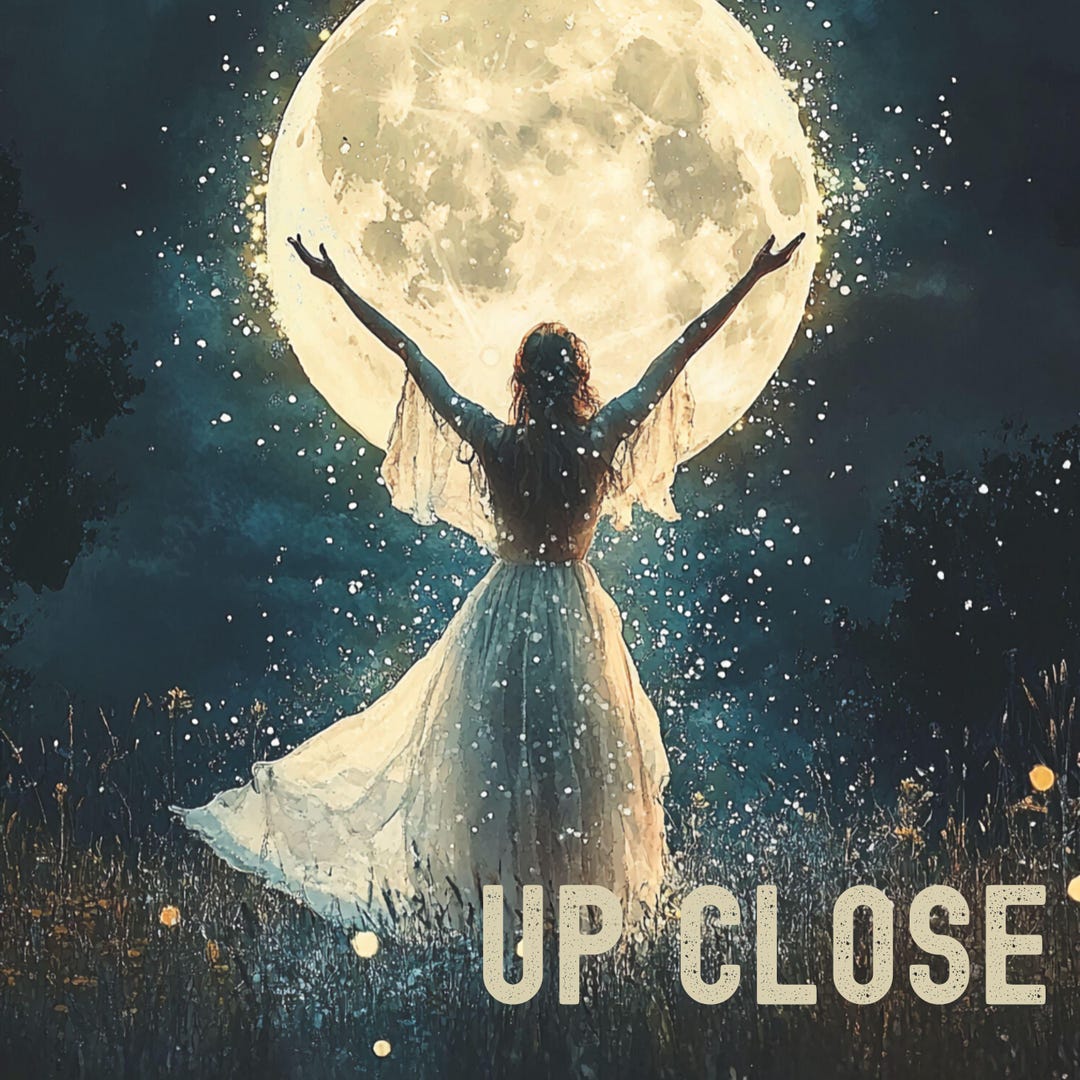 Drawing Down the Moon Art Print, Pagan Ritual Art, Full Moon Magic ...