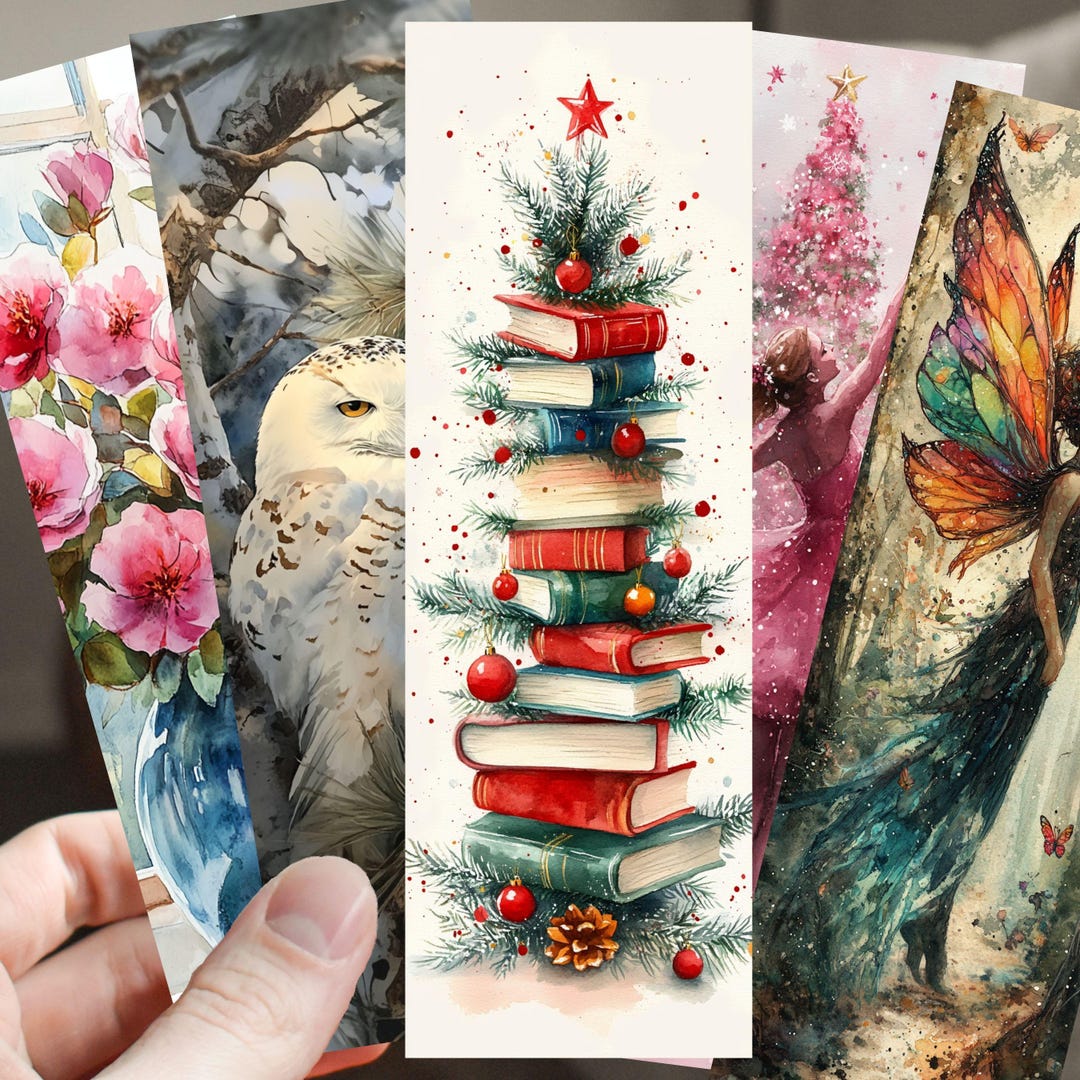 Mix & Match 10 Bookmarks for Discount Prices, Watercolor Prints ...