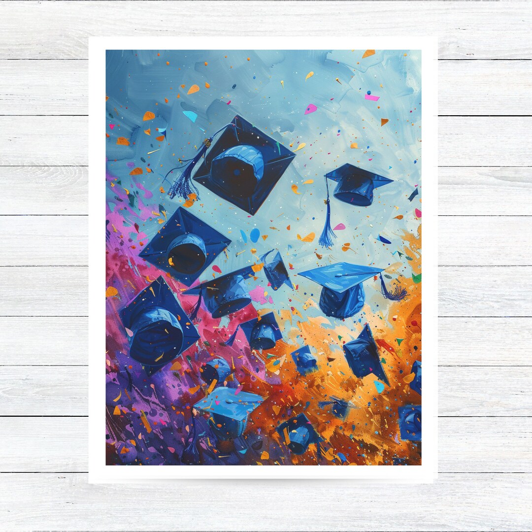 Graduation Card Watercolor Greeting Card From Mom, Dad, Aunt ...