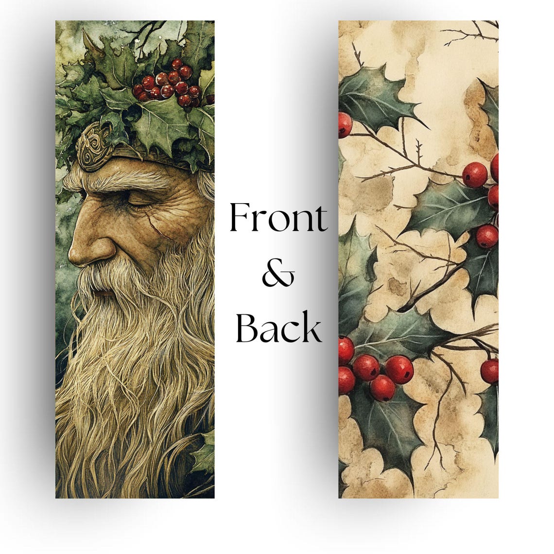 Ancient Holly King, Pagan Yule Magic, Mystical Winter Solstice ...