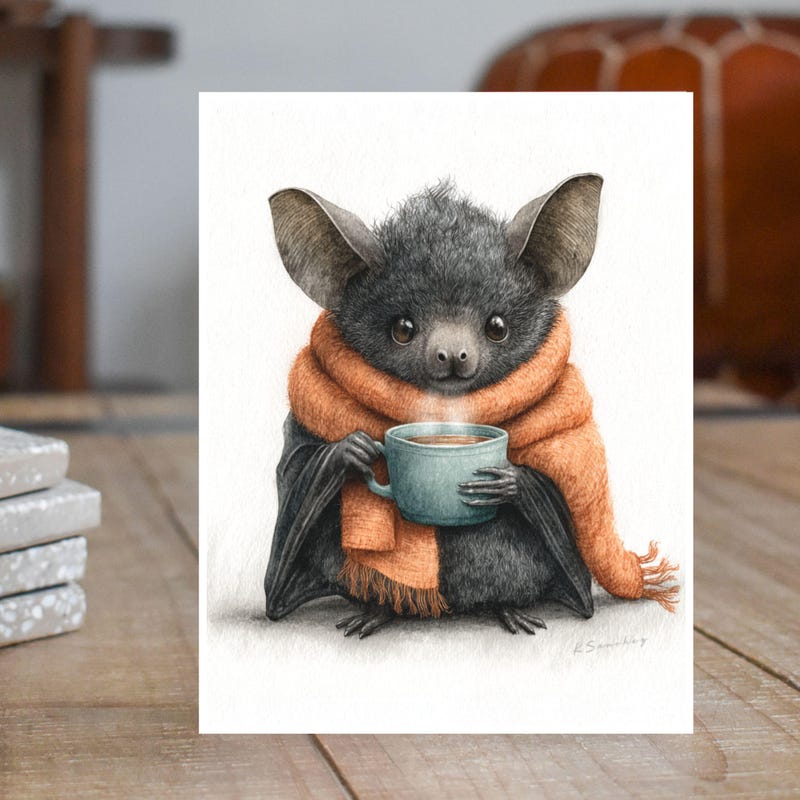 Animal Holding a Drink - Etsy