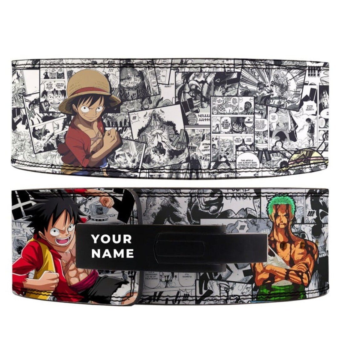 Luffy One Piece Anime Powerlifting Lever Belt One Piece - Etsy