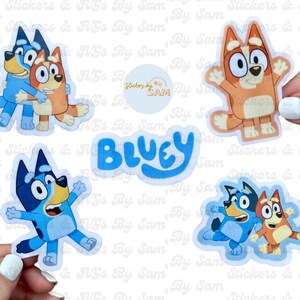 Bluey and Bingo Waterproof Vinyl Sticker Bundle - Etsy