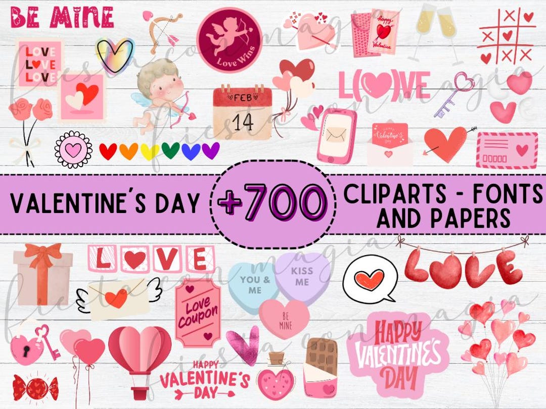 Bundle +700 San Valentín Valentines Day Amor Love February 14 Febrero ...