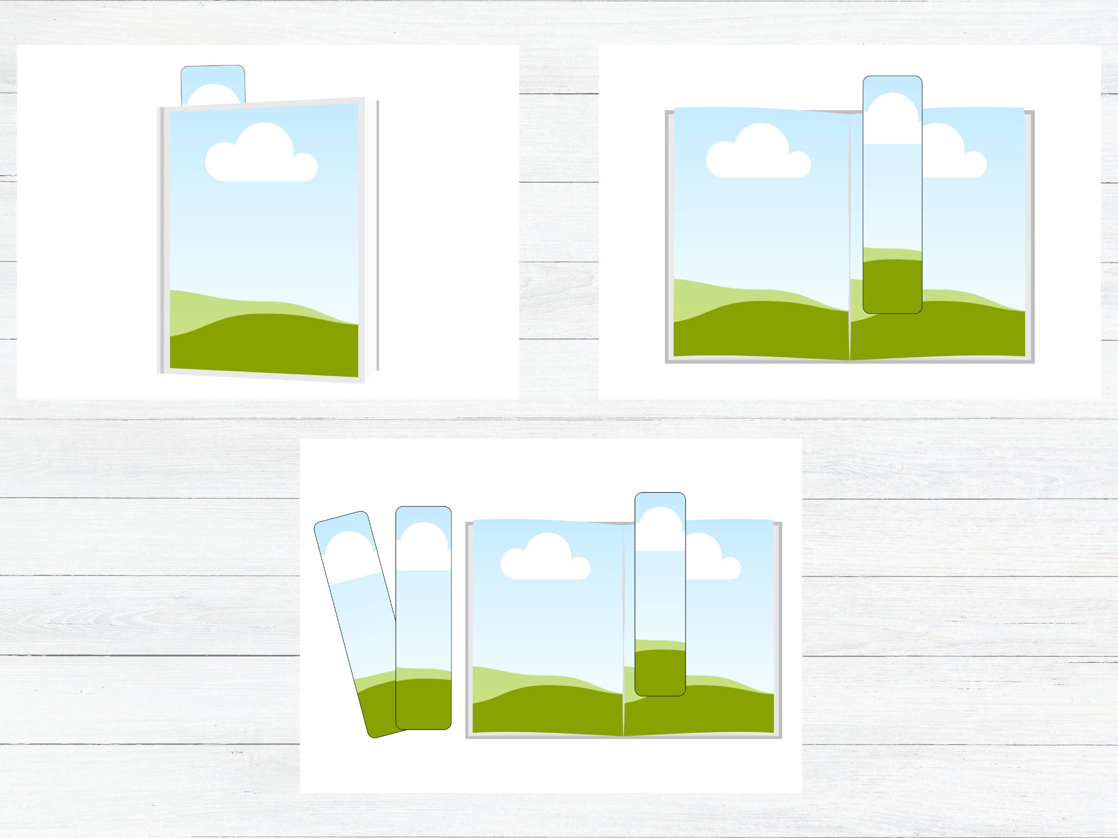 22 TEMPLATES MOCKUPS TEMPLATES Page Mark Book Mark Canva Digital ...