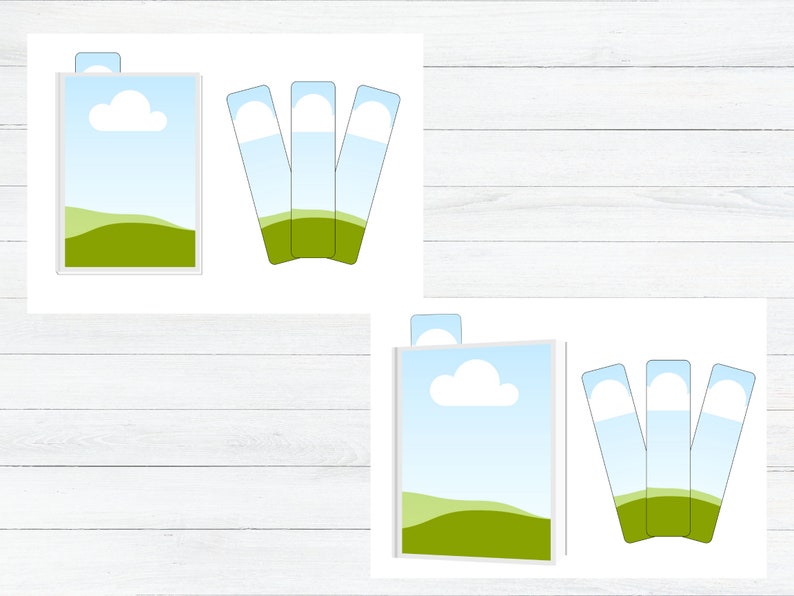 22 TEMPLATES MOCKUPS TEMPLATES Page Mark Book Mark Canva Digital ...