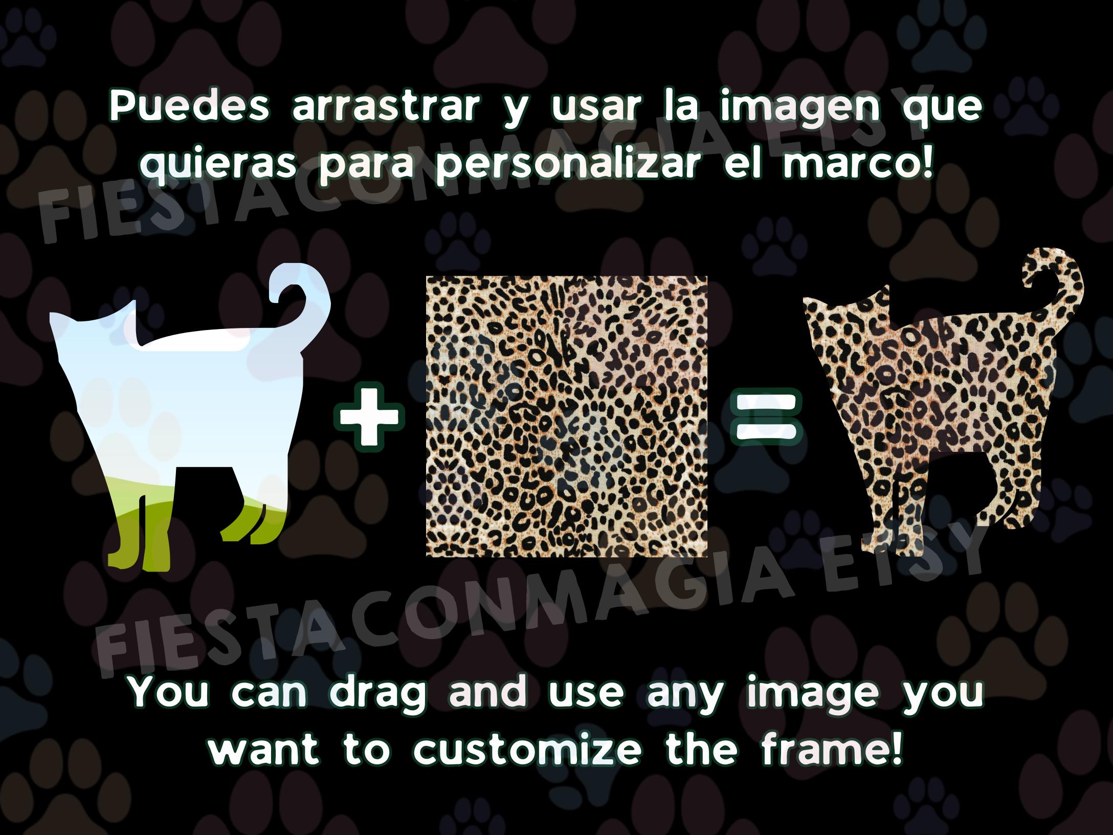 Mega Bundle Cat Frames for Canva +150 Frame Drag an Drop Cats Lover ...
