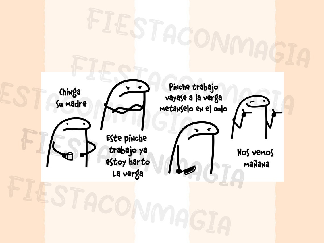 Flork Plantilla Taza Pinche Trabajo Template Deformito Florky Diseños ...