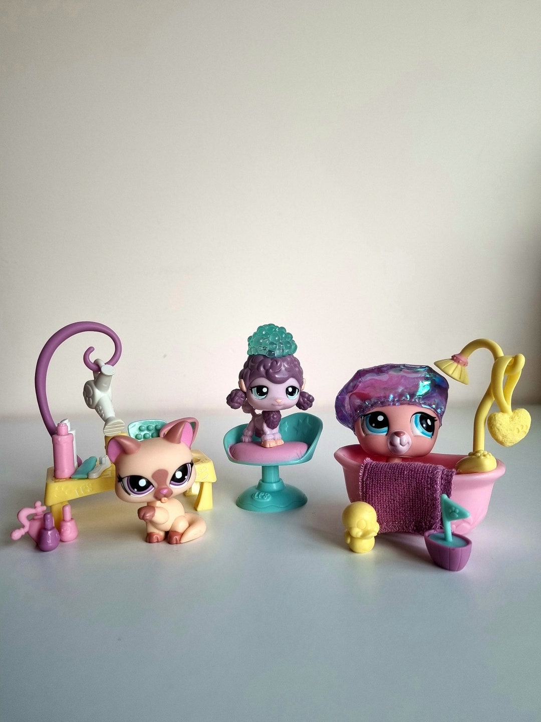LPS Littlest Pet Shop RARE Beauty Set pet Styles - Etsy
