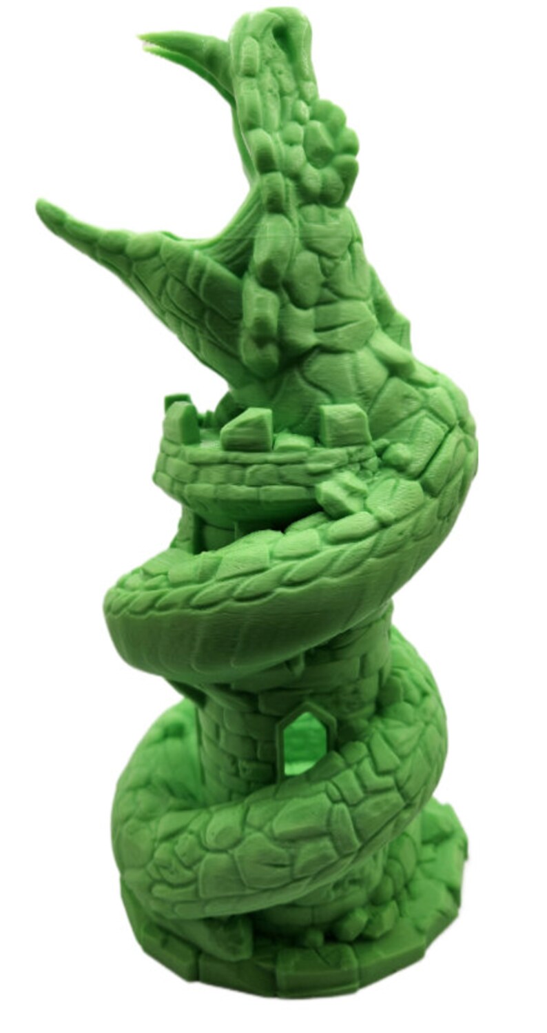 Basilisk Dice Tower, 3D Printed, Tabletop Gaming, Dnd - Etsy