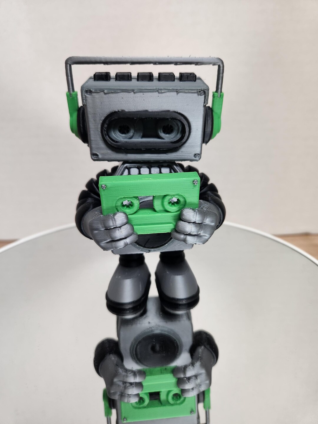 Retro Cassette Robot Figurine – 80s Inspired Tape Deck Robot ...