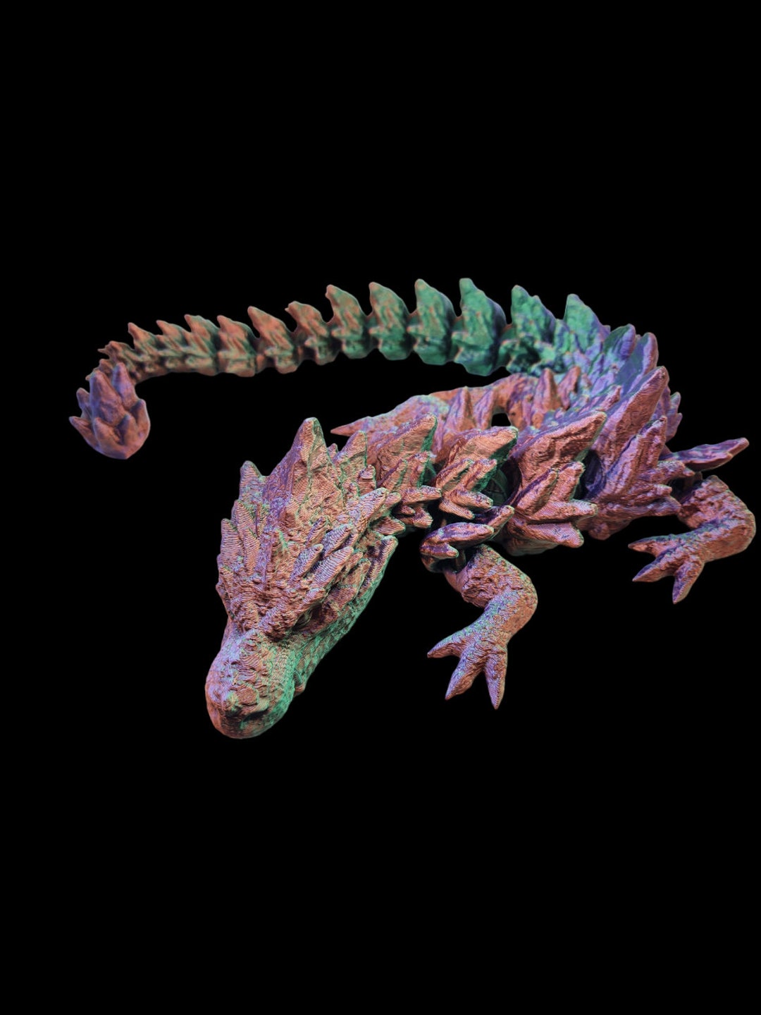 Enchanting Stone Mama Dragon – 19" Fantasy Creature With Shifting ...