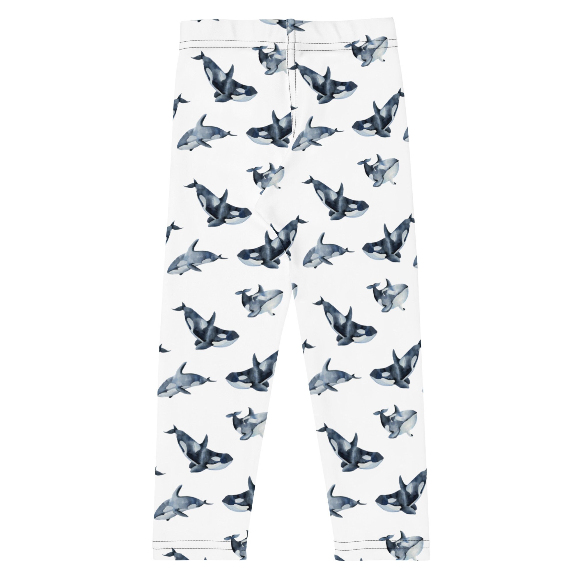 Kids Orca Leggings Killer Whale Pattern Leggings Toddler - Etsy