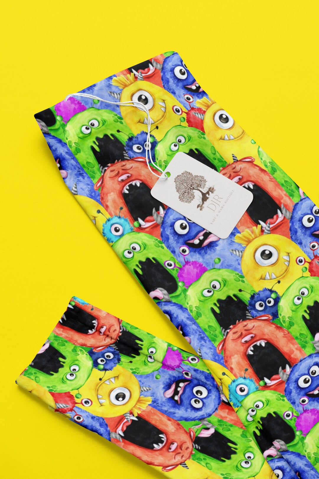 Kids Monster Pants, Girl Bright Monster Leggings, Kids Halloween ...