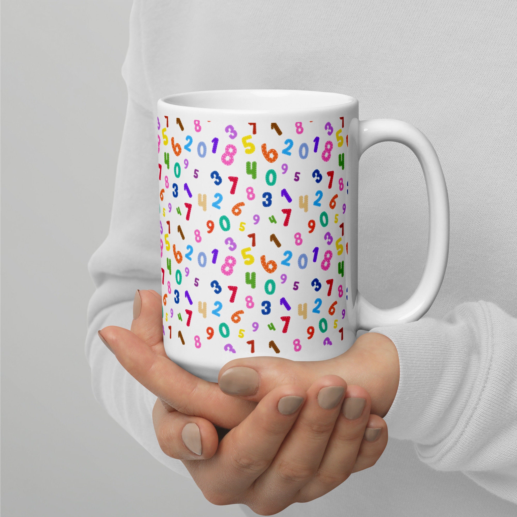 Numbers Mug, Giftful Mugs, Personal Coffee Mug, Mugful Coffee Mug ...