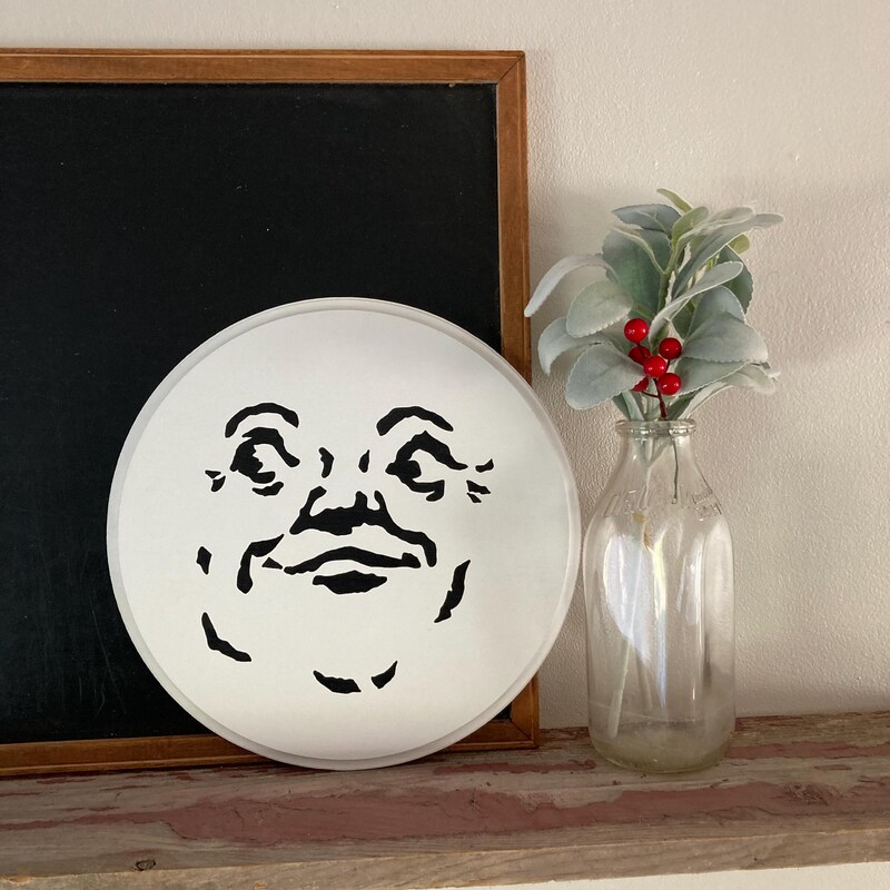 Man in the Moon Svg - Etsy