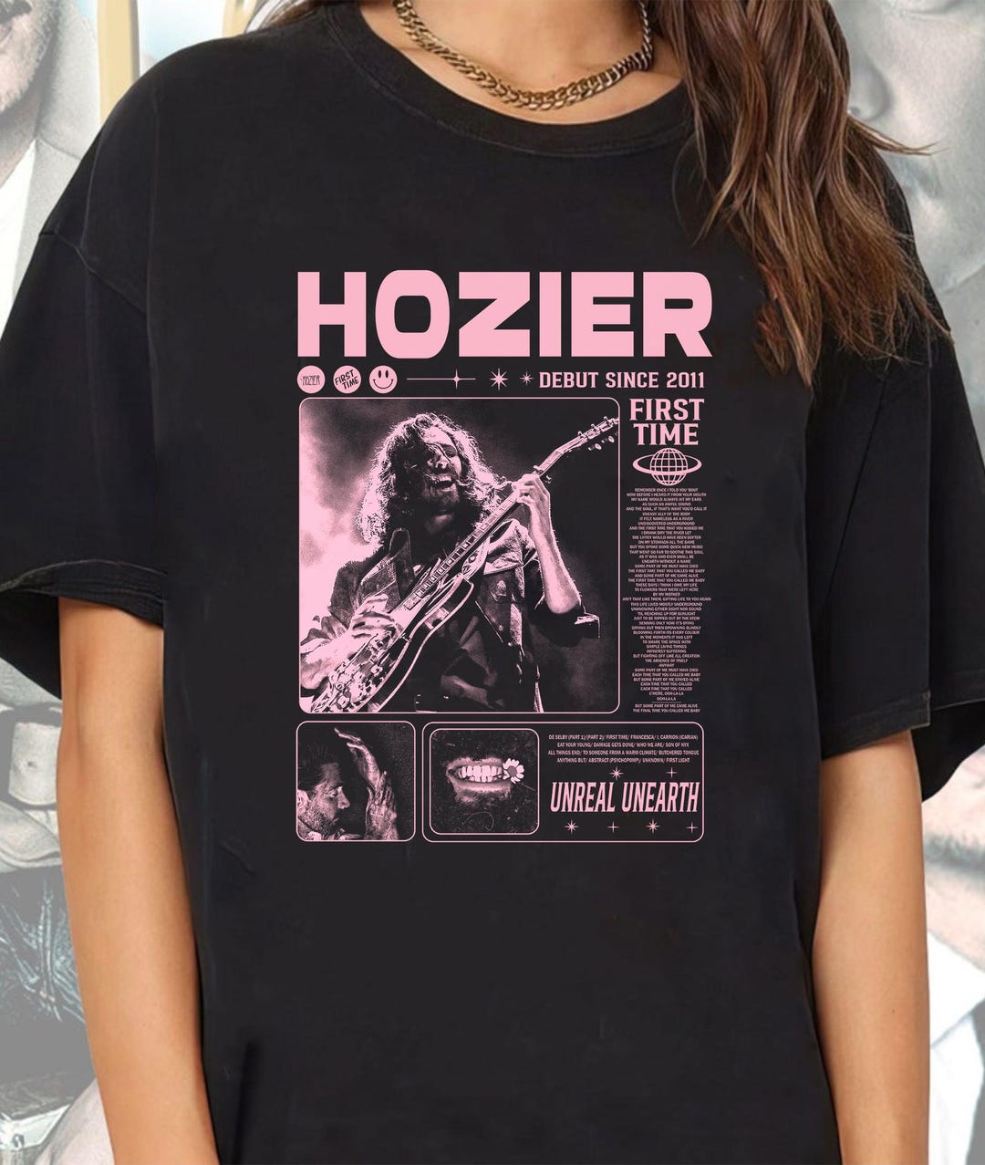 Hozier Vintage PNG, Unreal Unearth Tour Fan Png, Hozier Unreal Unearth ...