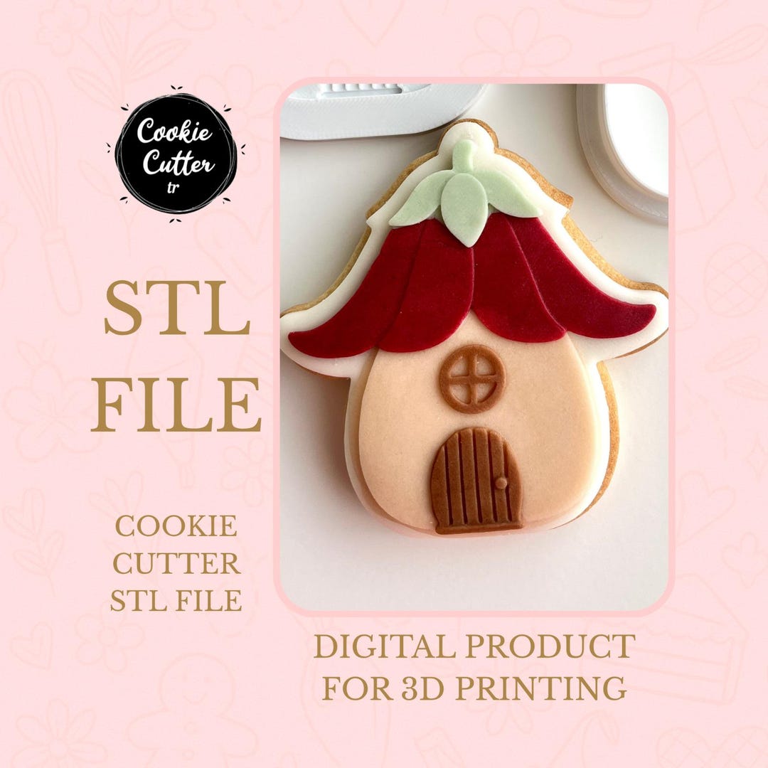 Home Cookie Stamp and Cutter STL File | STL Digital Download for Baking ...