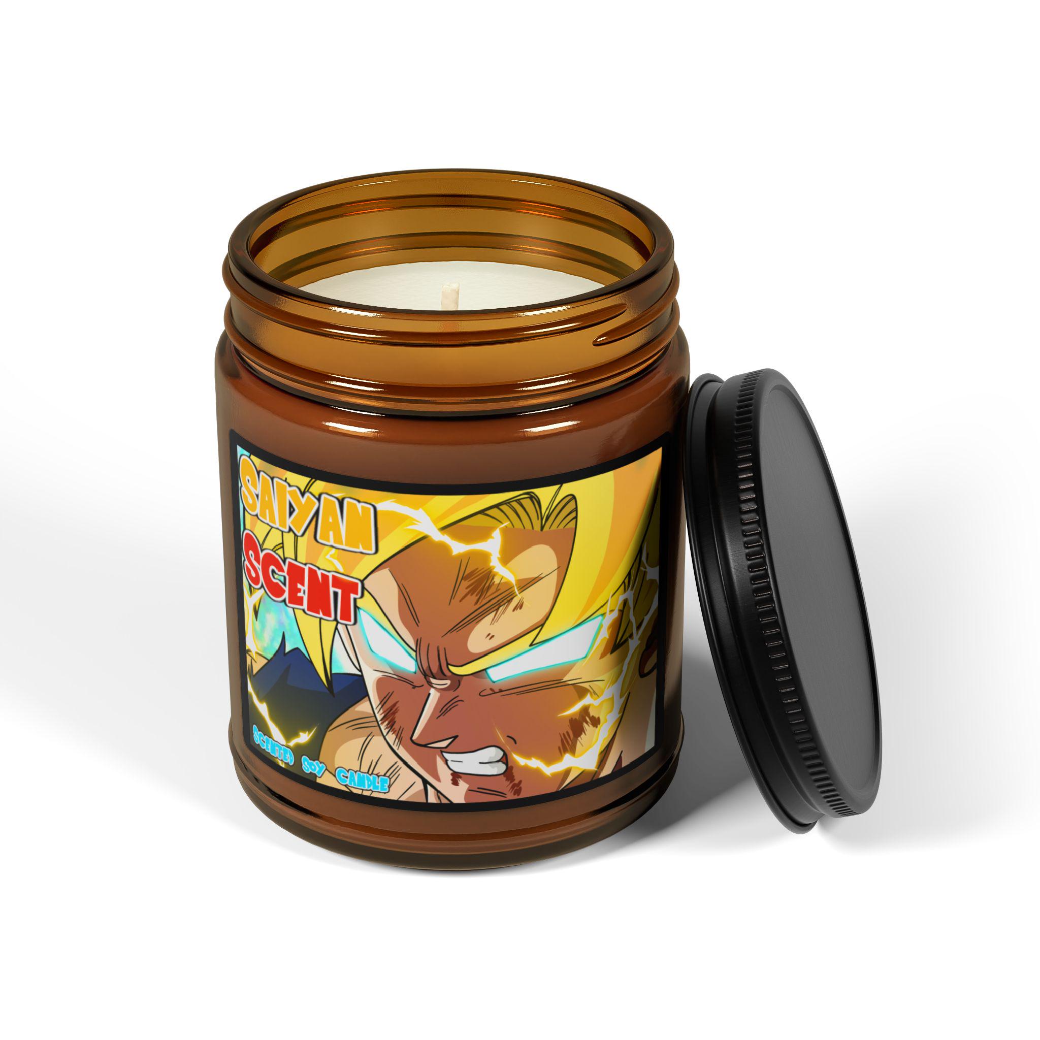 Soy Candle, Dragon Ball Z Goku Super Saiyan Scented Candle Perfect Gift ...