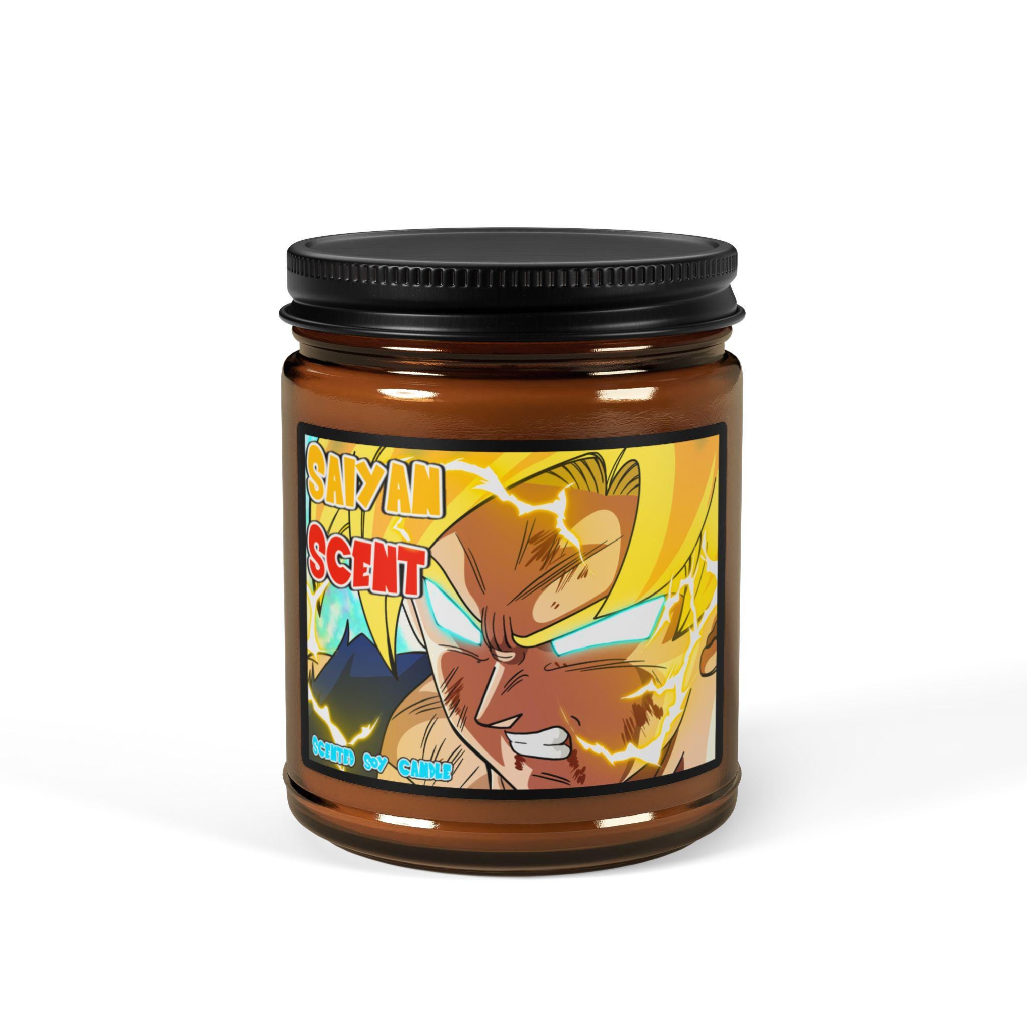 Soy Candle, Dragon Ball Z Goku Super Saiyan Scented Candle Perfect Gift ...