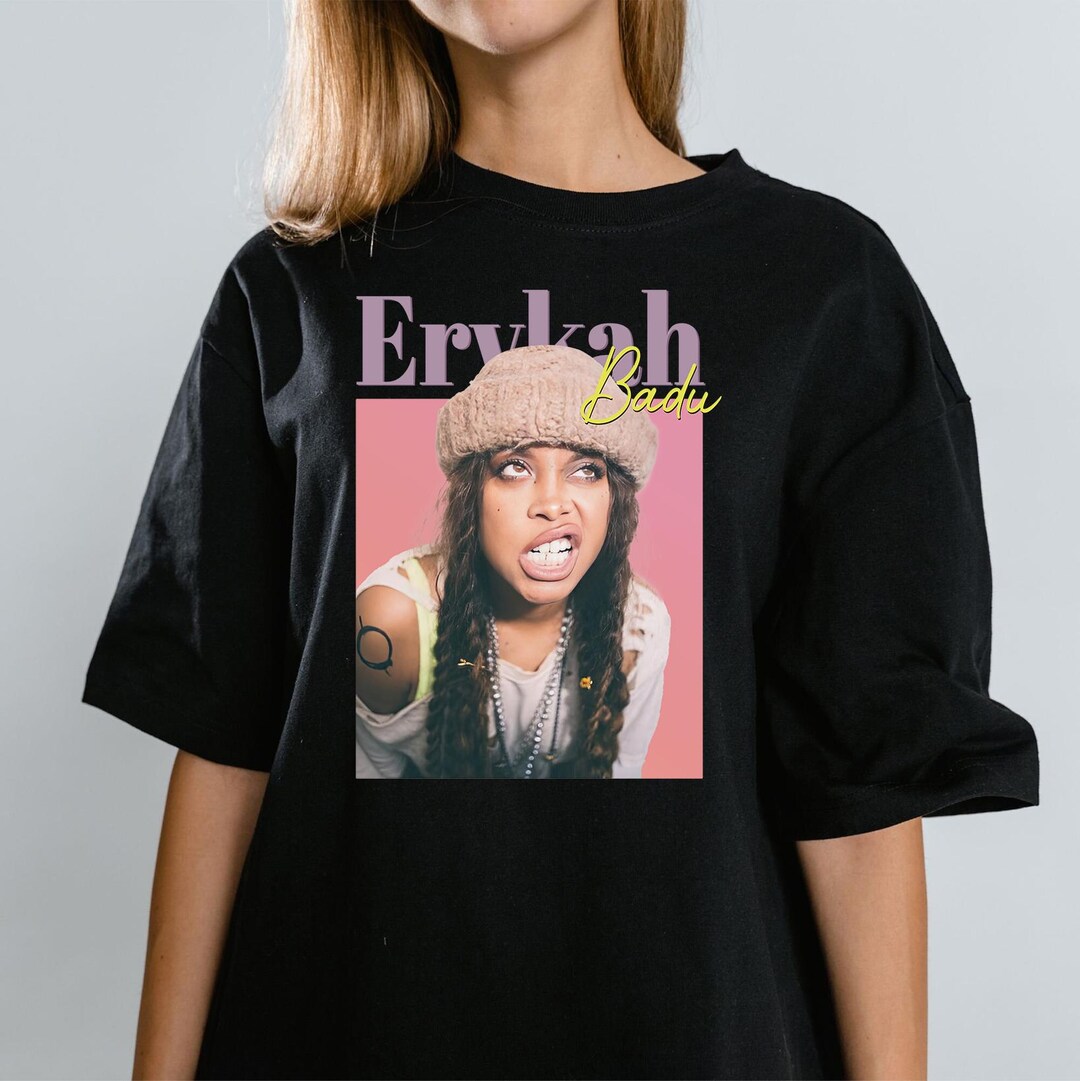 Erykah Badu PNG, Erykah Badu T-shirt Design Bundle, Printable Bootleg ...
