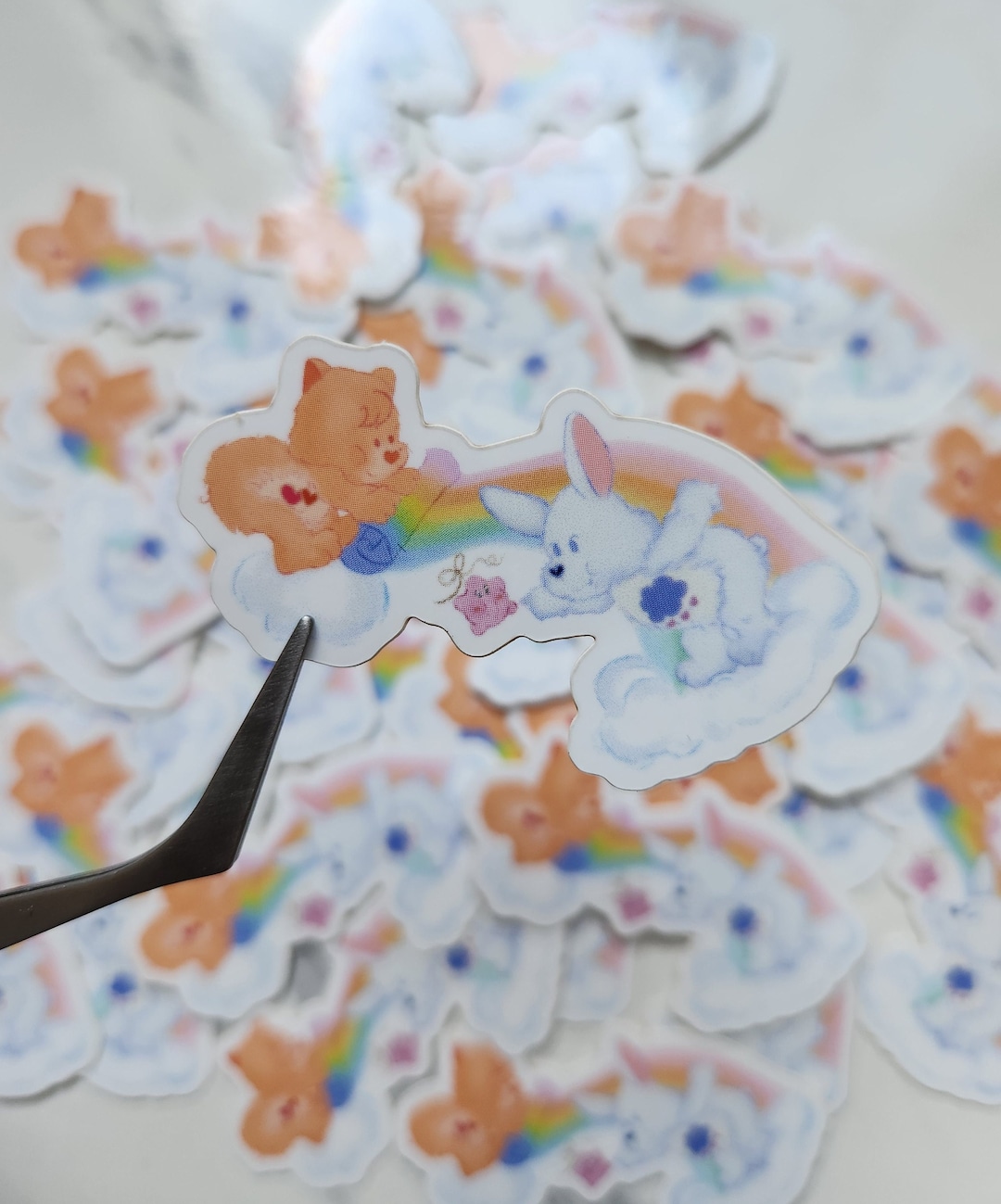 Leebit and Han Quokka X Care Bear Mini Skzoo Sticker! - Etsy