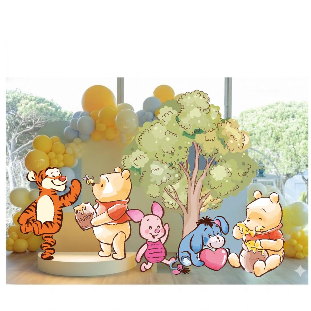 Honey Bear Woodland Birthday Party Cutouts – Storybook Theme ...