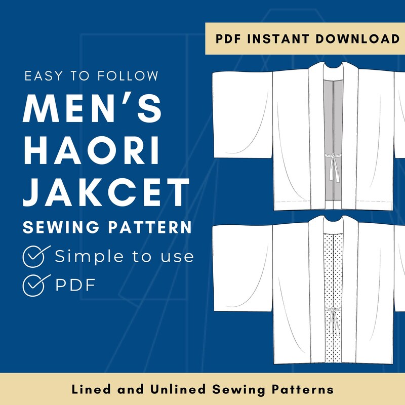 Haori Sewing Pattern - Etsy