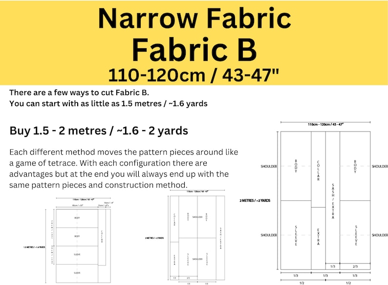 Paperless DIY Kimono Jacket Pattern Easy to Sew With Just 1 Metre of ...