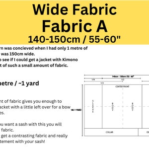 Paperless DIY Kimono Jacket Pattern - Easy to Sew With Just 1 Metre of ...