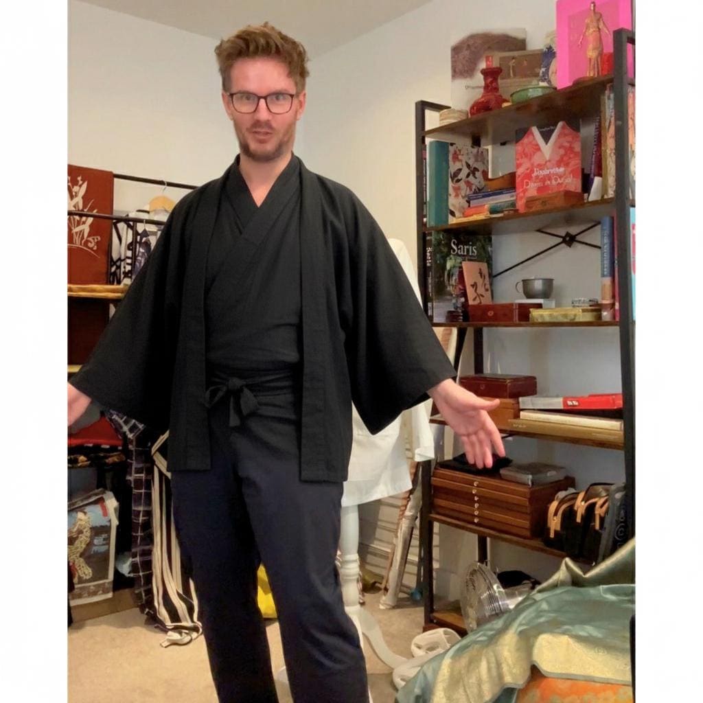 DIY Mens Haori Jacket Sewing Pattern: Traditional Japanese Kimono (PDF ...