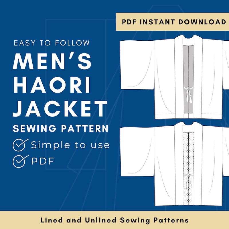 Haori Sewing Pattern - Etsy