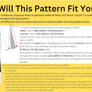 Paperless DIY Haori Yukata Pattern - Easy to Sew With Western Fabrics ...