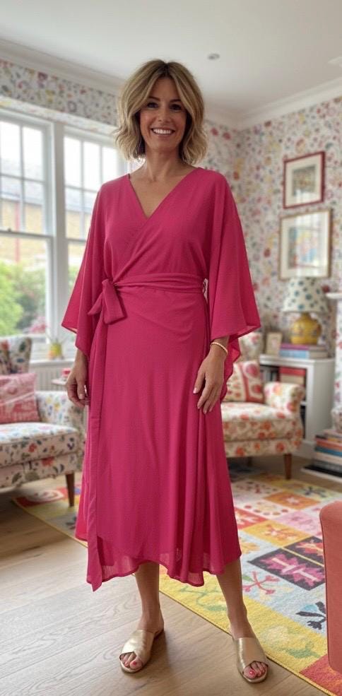 Kimono Wrap Dress Sewing Pattern: Beginner-friendly (PDF Instant ...