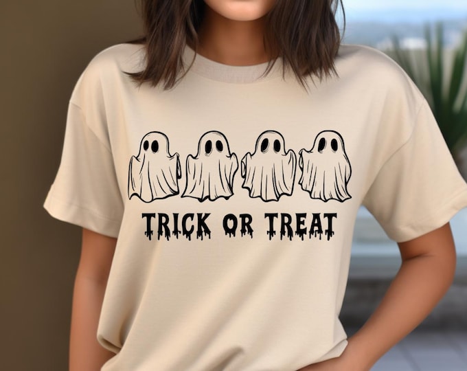 It's Tricky Boo Ghost Happy Halloween T-shirt, Pumpkin Season Apparel ...