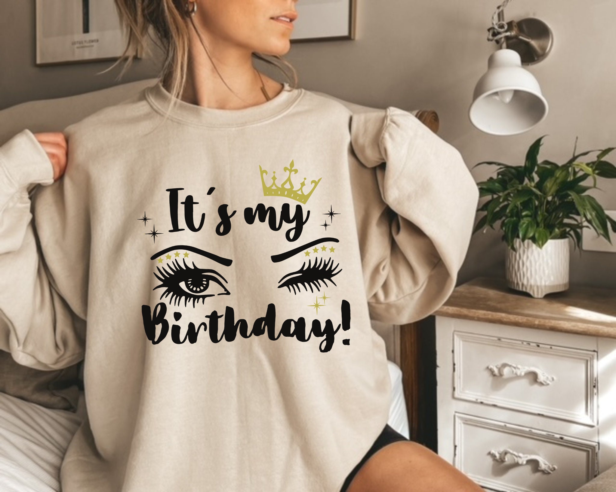 Cute Its My Birthday Women Sweater ,birthday Queen Crewneck Sweat ...