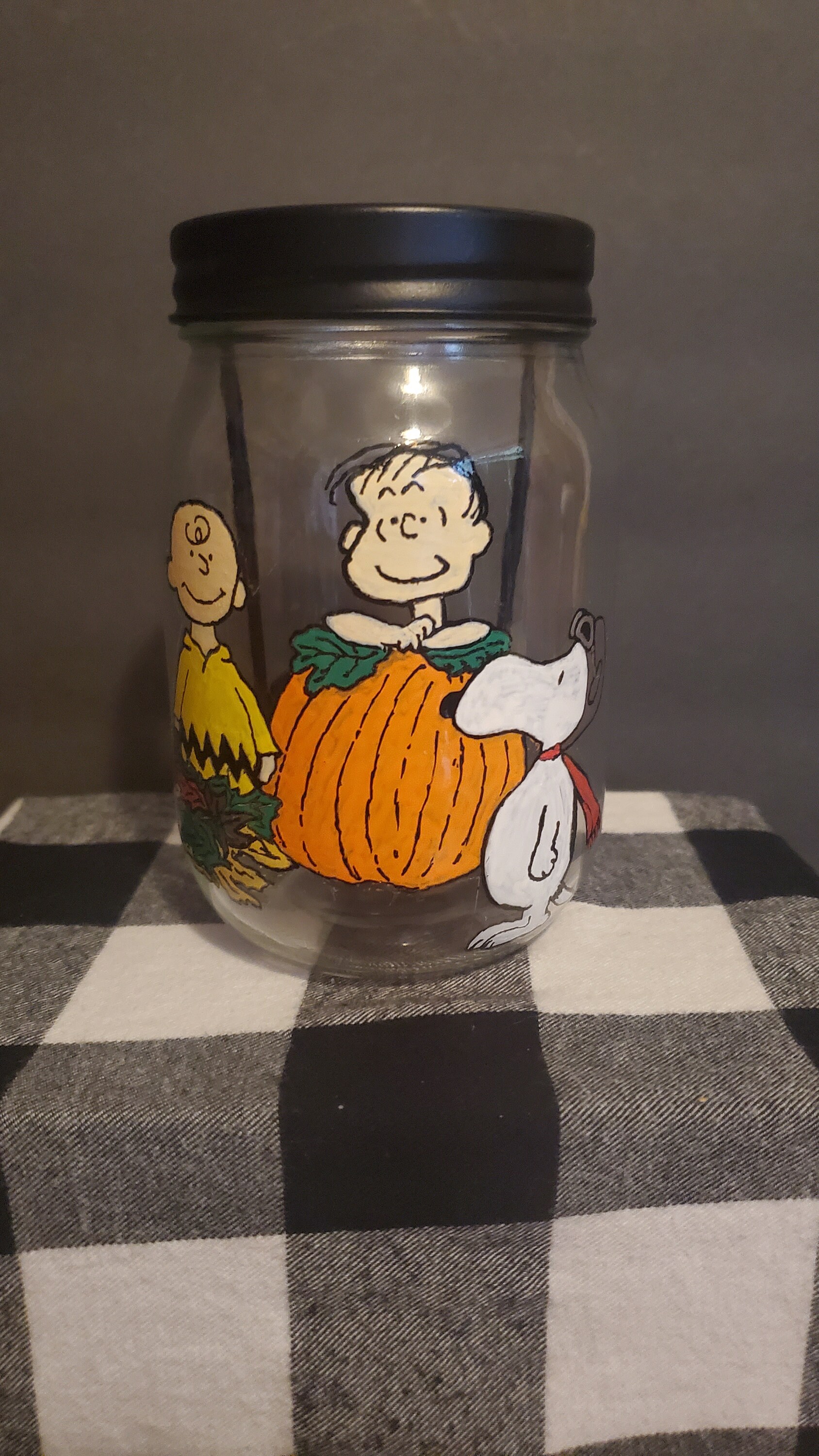 Hand Painted Peanuts Charlie Brown Snoopy Linus Great - Etsy