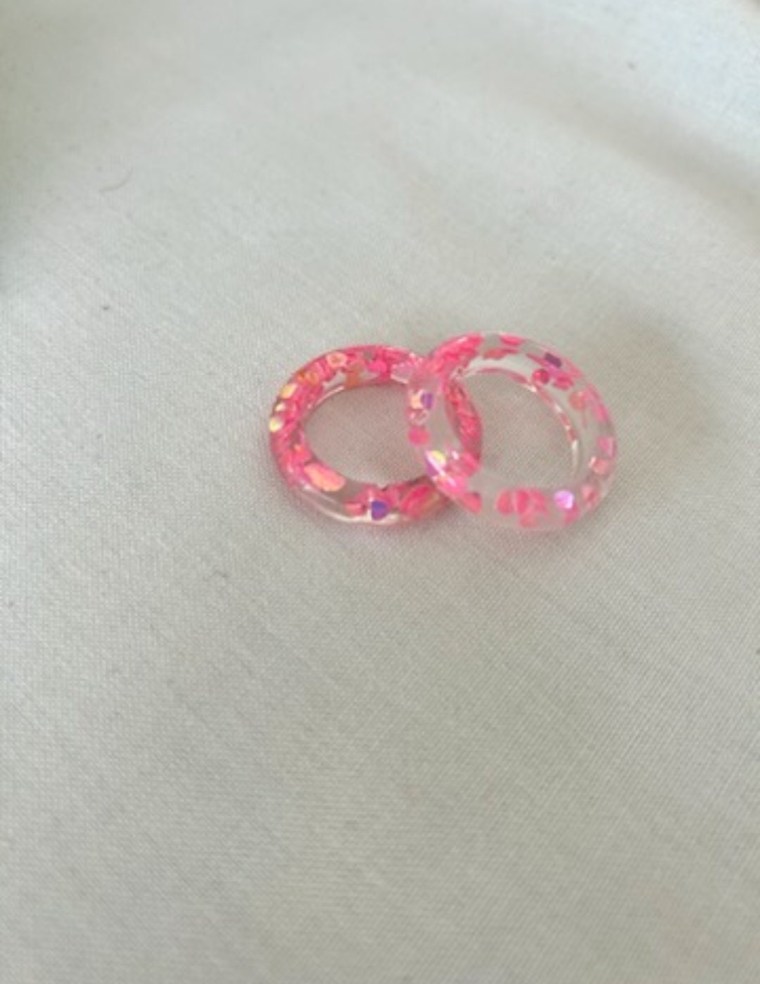 Pink Sweetheart Rings - Etsy