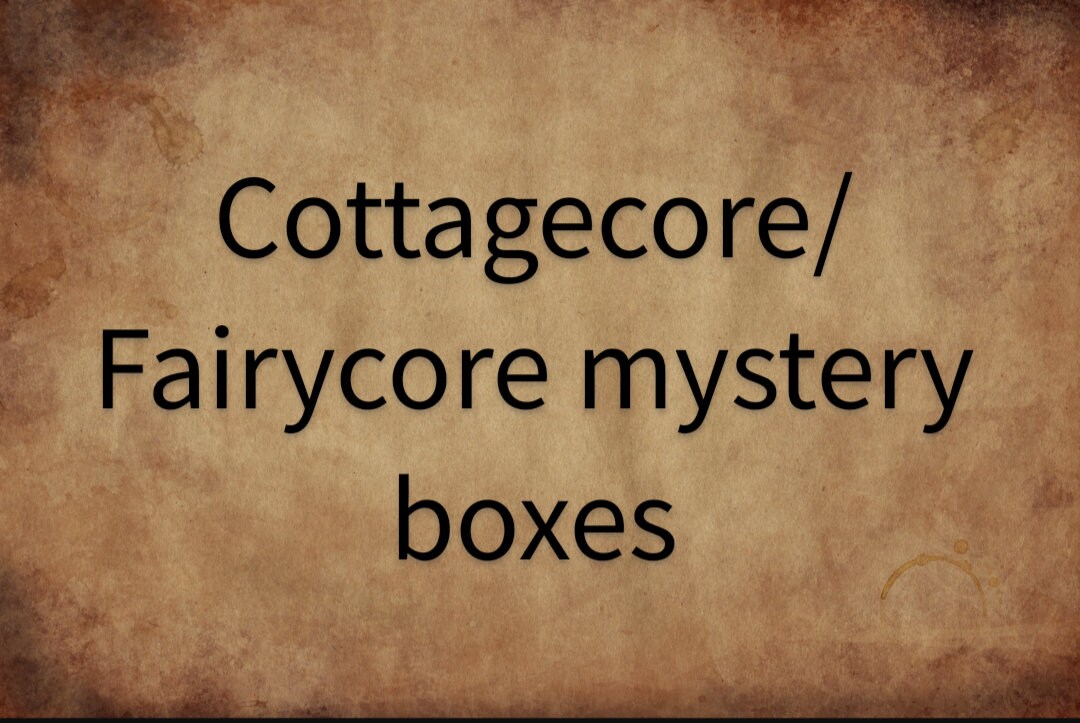 Cottagecore/fairycore Mystery Boxes - Etsy