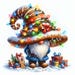 Gingerbread Christmas Gnome Clipart High Quality 300 DPI Jpegs ...