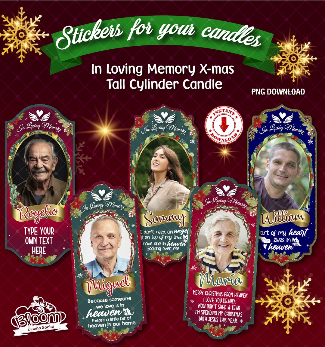 Christmas Candle Labels - Etsy