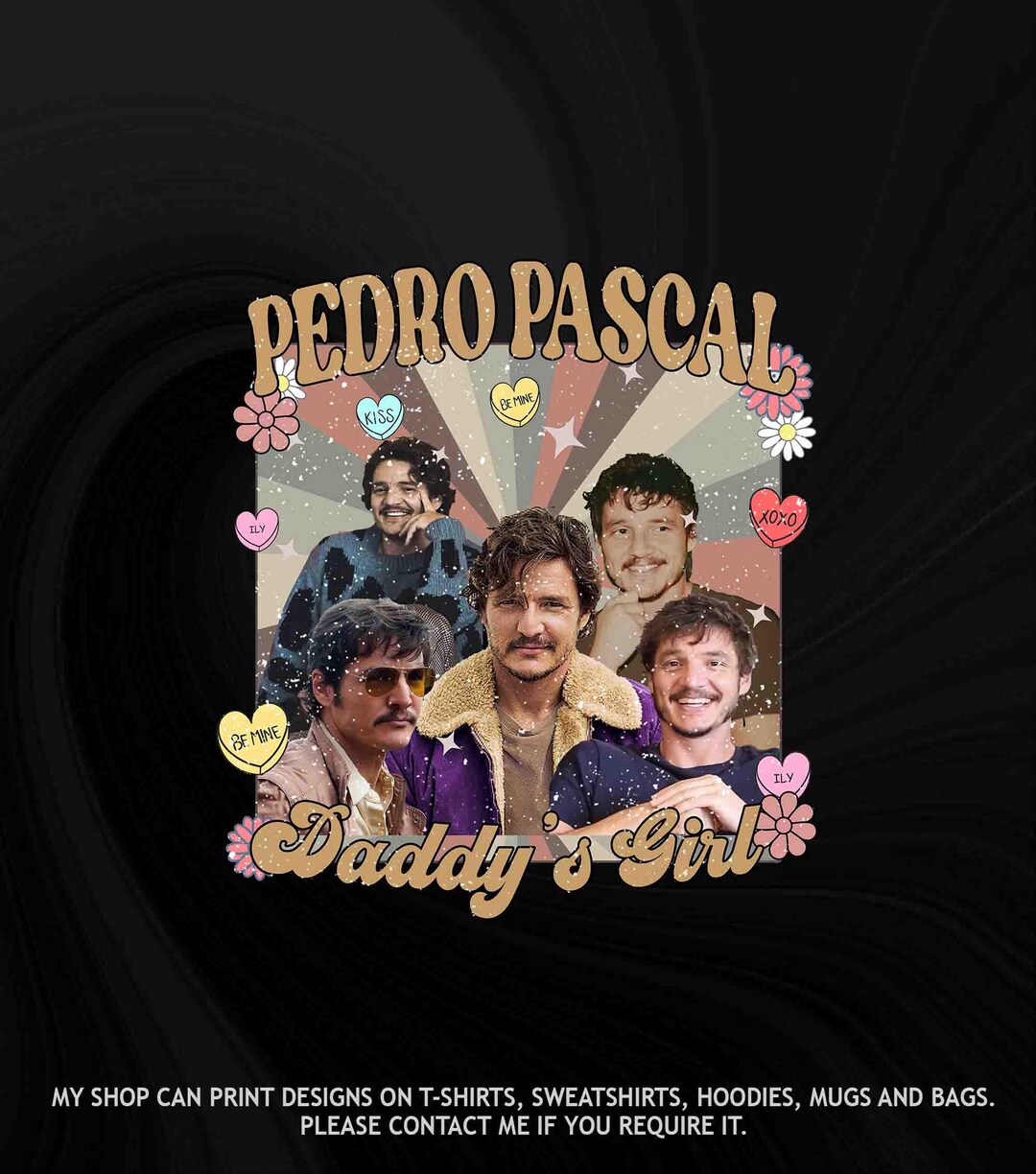 Pedro Pascal Png, Pedro Pascal Fan T-shirt Svg, Actor PEDRO PASCAL Svg ...