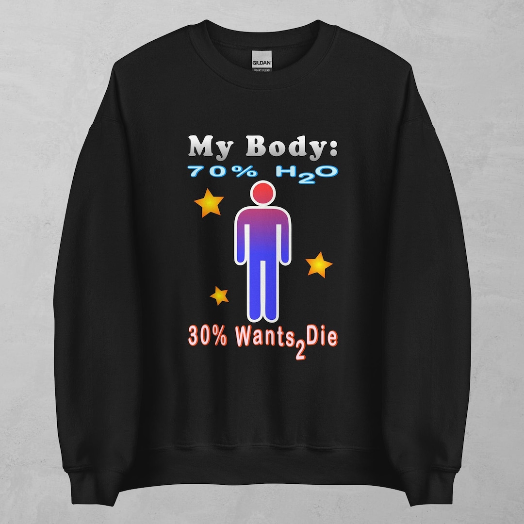 Body Composition Sweatshirt // Funny Meme Sweater Silly Weird - Etsy