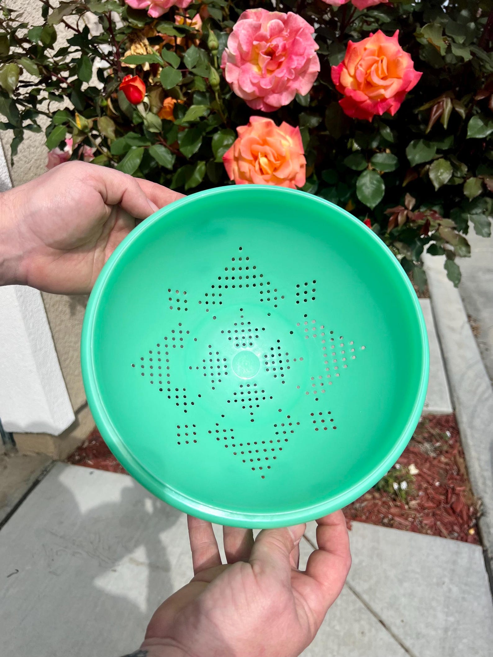 Vintage Tupperware Green Plastic Colander With Strainer Lid - Etsy