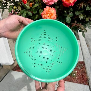 Vintage Tupperware Green Plastic Colander With Strainer Lid - Etsy