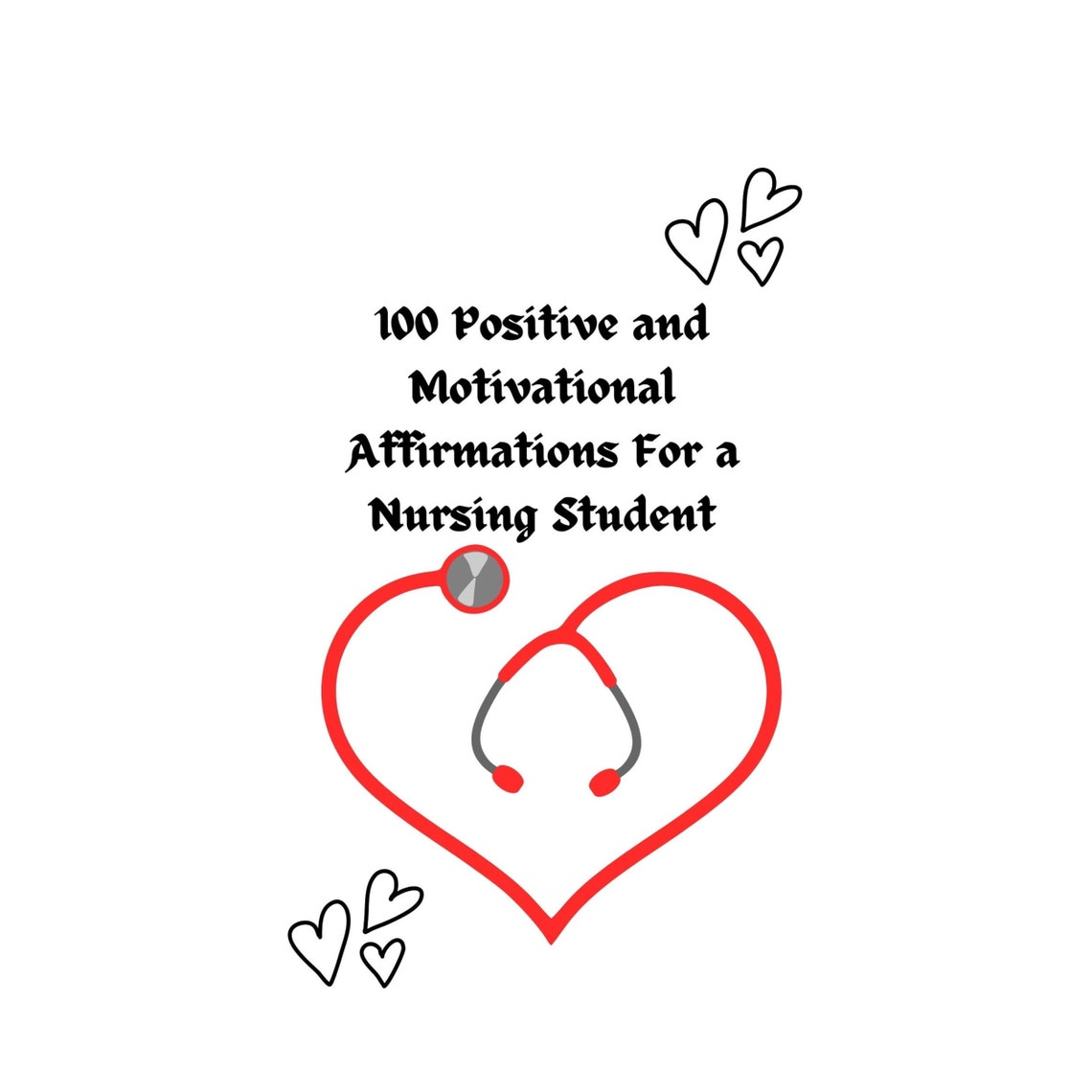 100 Positive and Motivational Affirmations for Nursing Students - Etsy