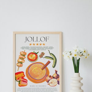 Jollof Rice Illustration Art Print / Poster - Etsy