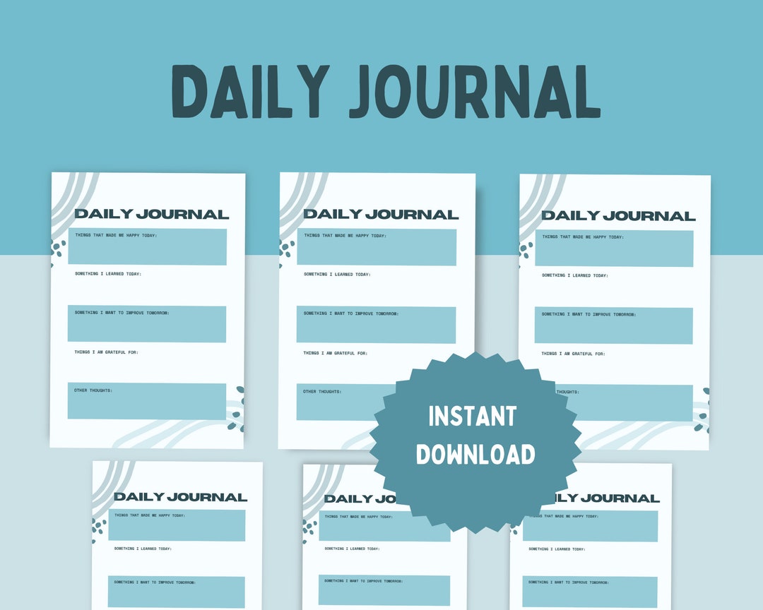 Daily Journal|daily Planner|daily Schedule|day Planner|daily to Do List ...